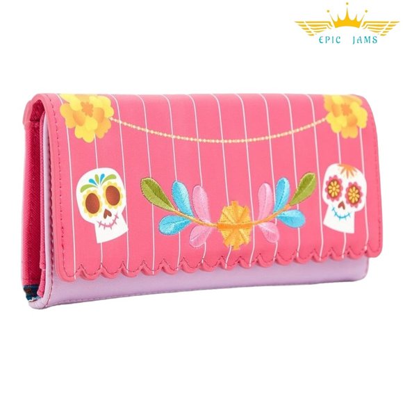 Loungefly | Bags | Loungefly Disney Pixar Coco Ofrenda Wallet New ...